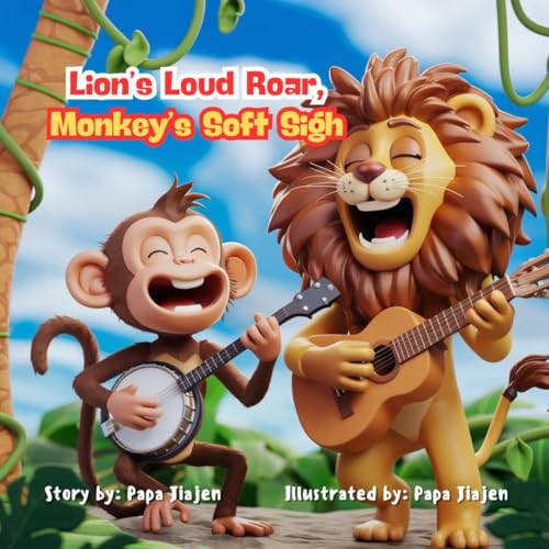 Lion's Loud Roar, Monkey's Soft Sigh: Animal & Adventure by Papa Jiajen ...