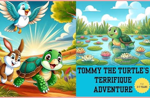 Tommy The Turtle's Terrifique Adventure: Kid story book picture book ...