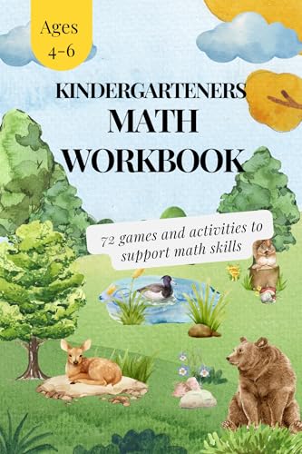 Fun Educational Kindergarteners Math Workbook : Preschool Counting ...