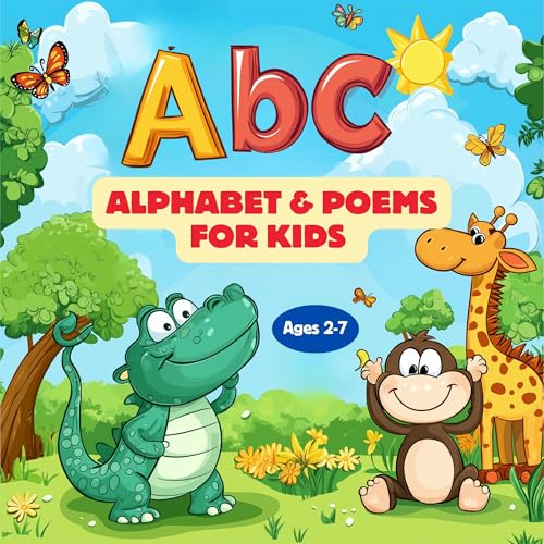 ABC Alphabet & Poems for Kids Ages 2-7: Fun Facts and Colorful ...
