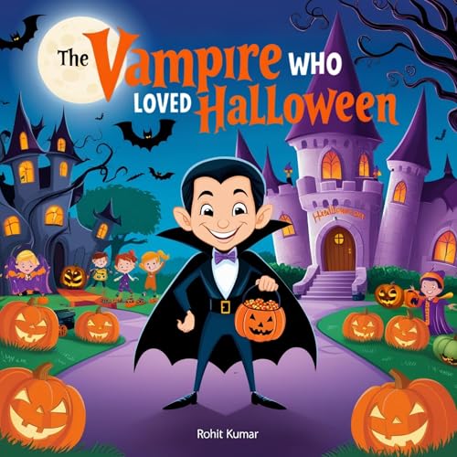 The Vampire Who Loved Halloween: A Halloween Book for Kids, Halloween ...