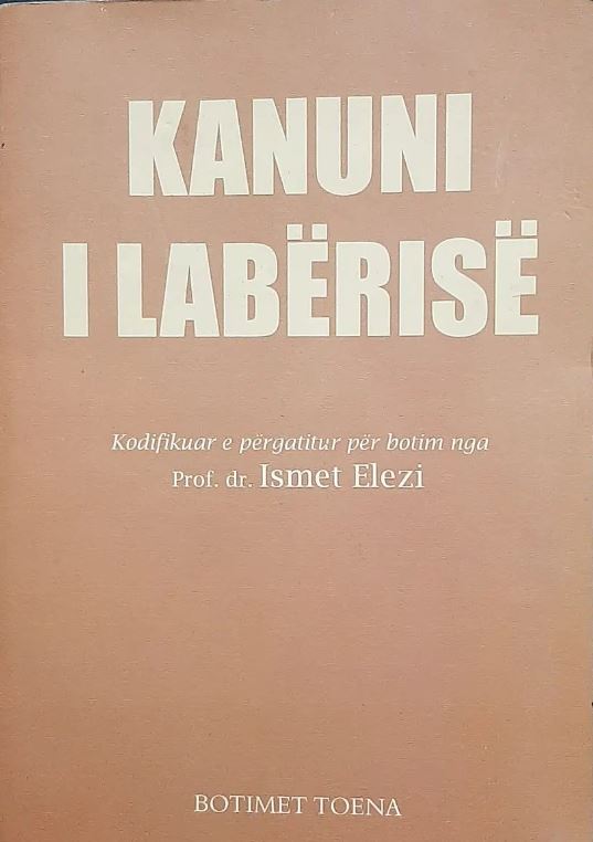 Kanuni i Labërisë by Ismet Elezi | Goodreads