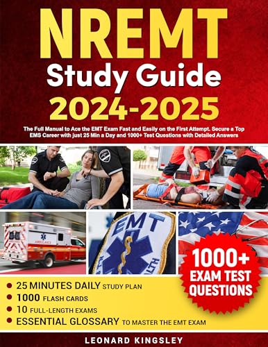 NREMT STUDY GUIDE: Crush Anxiety & Pass the EMT Exam Fast & Easily in ...