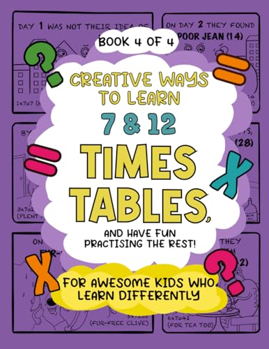 Creative Ways to Learn 7 & 12 Times Tables, and Have Fun Practising the ...