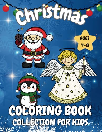 Christmas 3-in-1 Coloring Books Bumper Collection for Kids Ages 4-8 ...