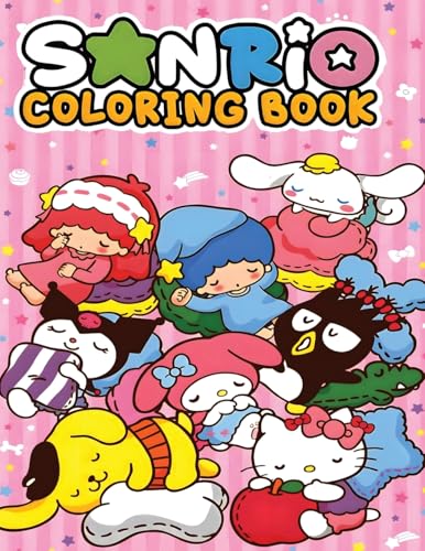 Sanrio coloring book: ultimate Sanrio characters by Isobel Abbott ...