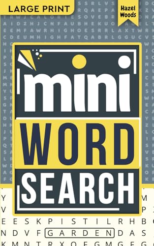 Hazel Woods - Mini Word Search: Easy Pocket-Sized Word Finds For Adults ...
