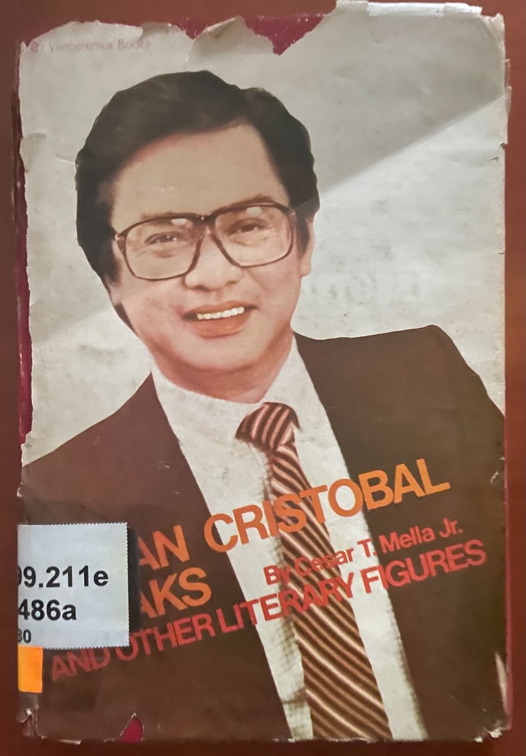 Adrian Cristobal Speaks and Other Literary Figures by Cesar T. Mella Jr ...