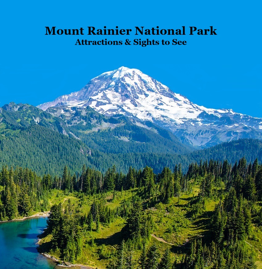 Mount Rainier National Park Attractions Sights to See Kids Book: Great ...