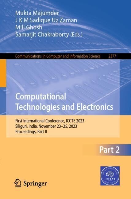 Computational Technologies and Electronics: First International ...