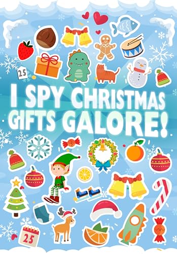 I Spy Christmas Gifts Galore!: Christmas Seek and Find Activity for ...