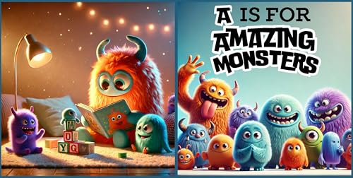 A is for Amazing Monsters: A Fun Alphabet Adventure for Kids with Silly ...