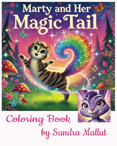 Marty and Her Magic Tail Coloring Activity Book: A Fun Coloring ...
