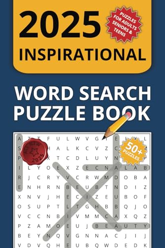 2025 Inspirational Word Search Puzzle Book: Word Find Puzzles for ...