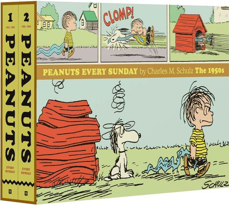 Peanuts Every Sunday, The 1950s, 2-book boxset by Charles M. Schulz ...