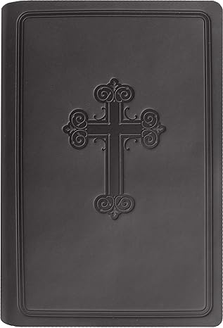 NASB Large Print Compact Bible, Black, Leathertex, 1995 text by The ...