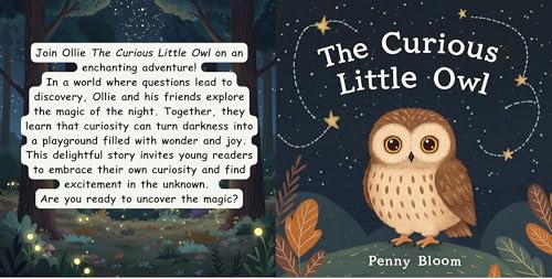 Ollie The Curious Little Owl: Stories for Kids Ages 4-8: A Fun Bedtime ...