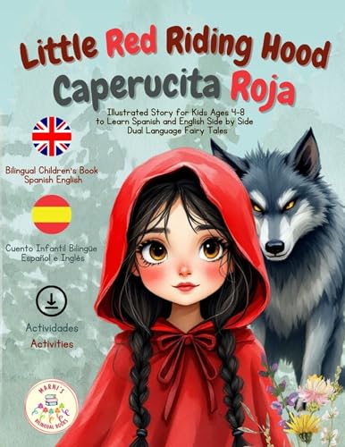 Little Red Riding Hood | Caperucita Roja: Bilingual Children's Book ...