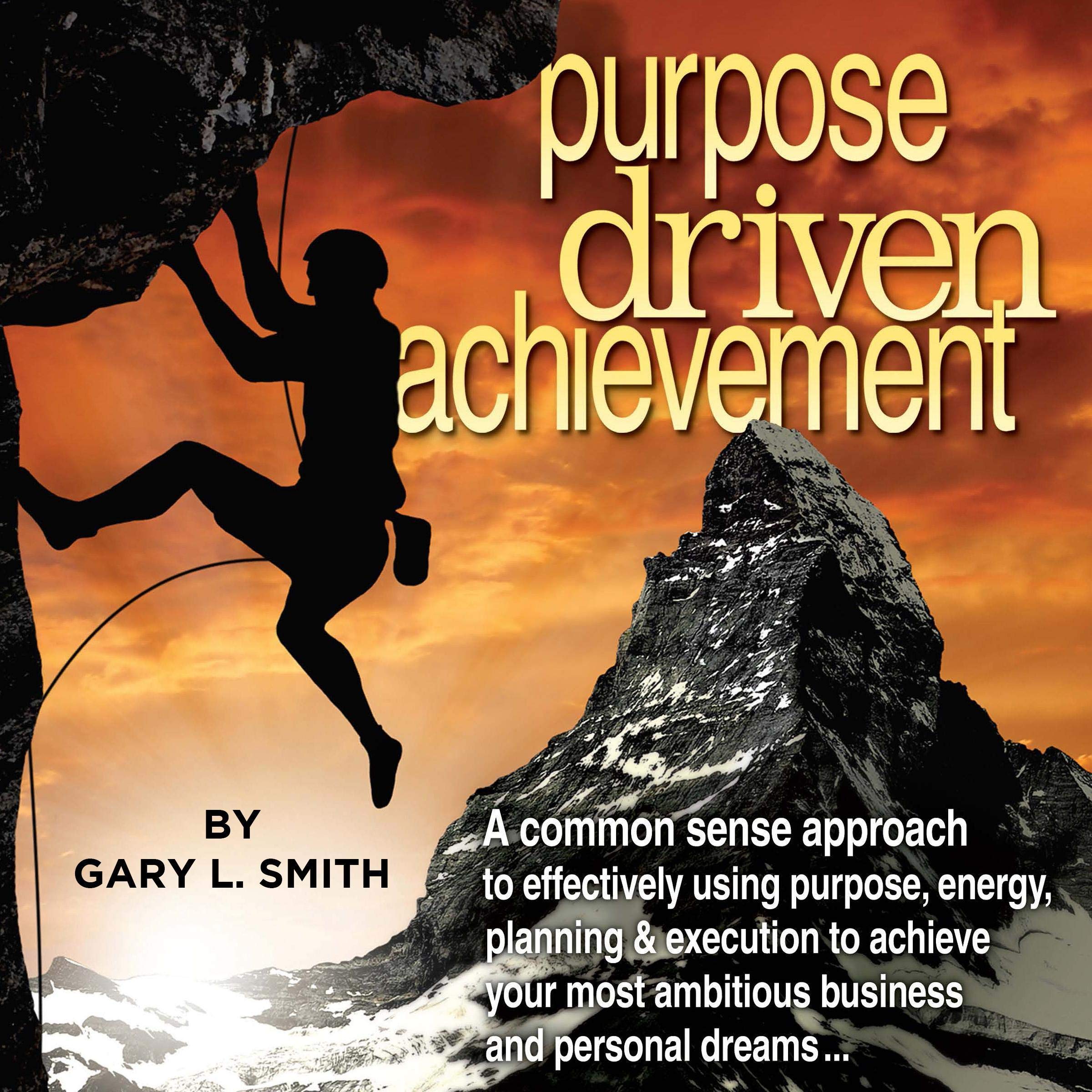 Purpose Driven Achievement: A Common Sense Approach to Effectively ...
