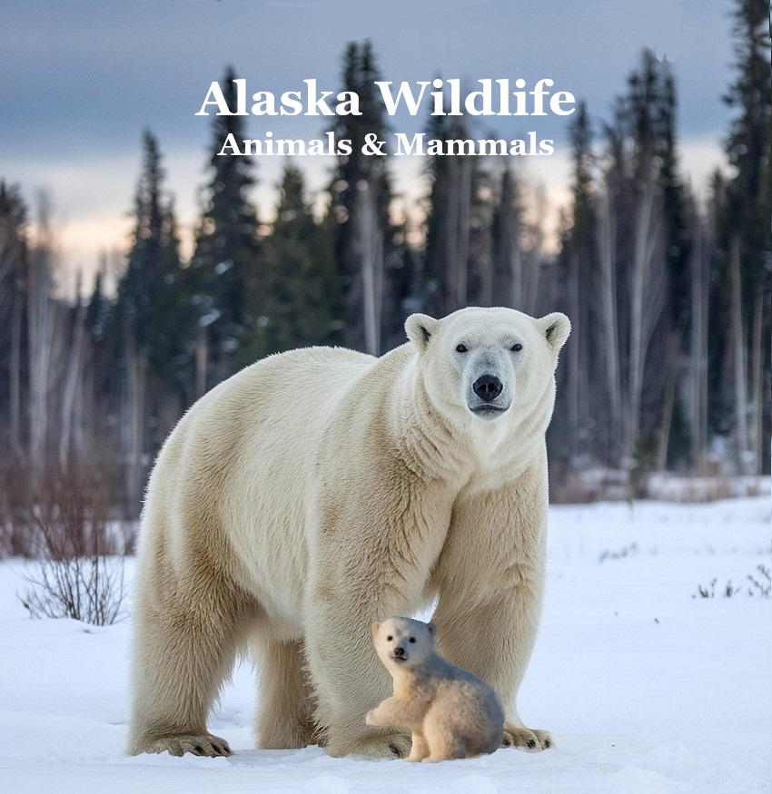 Alaska Animals and Mammals Wildlife Book: Excellent Alaska Animals Book ...