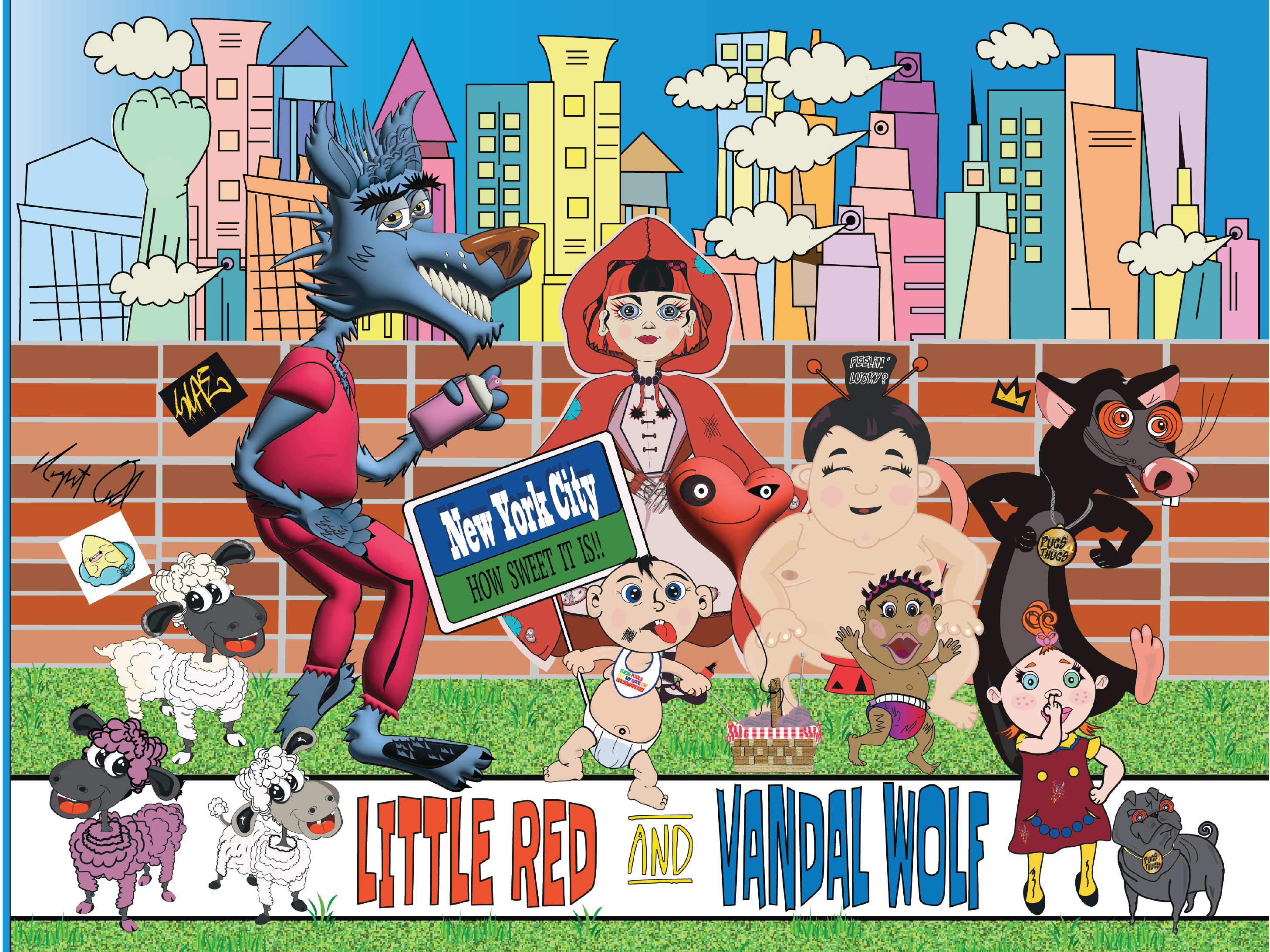 Little Red and Vandal Wolf: You're in my Hood Now by Izzy Church ...