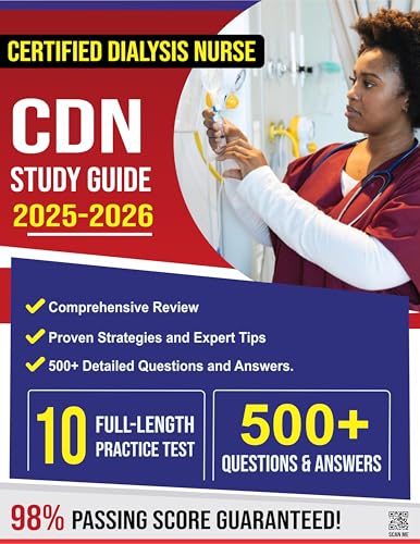 CDN Study Guide 2025-2026: Certified Dialysis Nurse Certification Exam ...