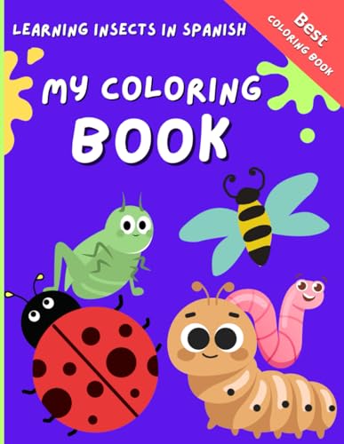 Coloring Book for Kids: Spanish and English, Insects and colors by MR ...