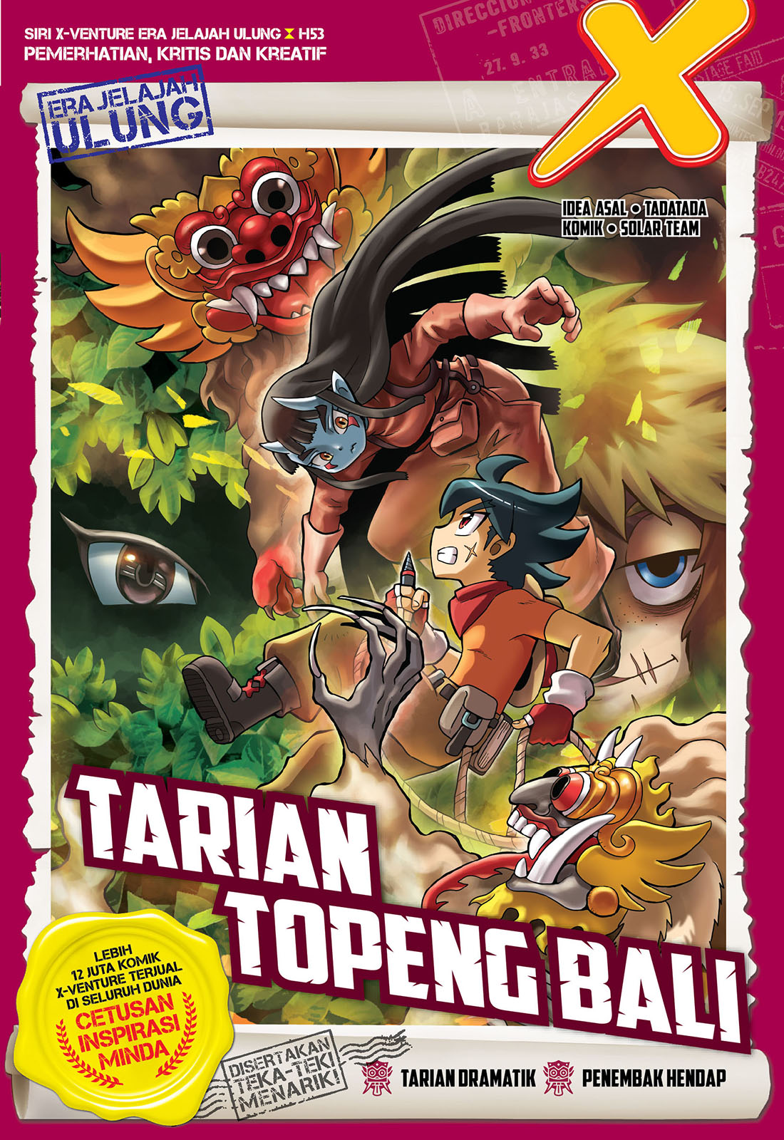 Siri X-VENTURE Era Jelajah Ulung 53: Tarian Topeng Bali by Tadatada ...