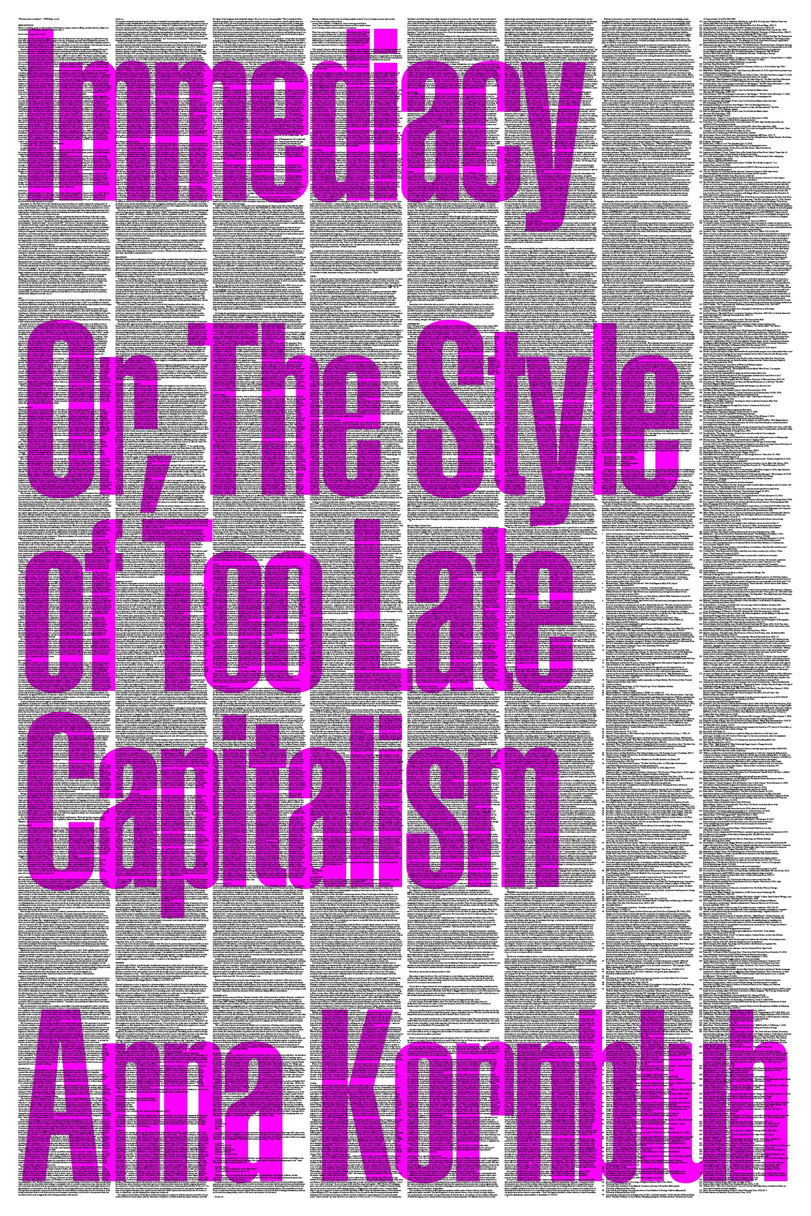 Immediacy: Or, The Style of Too Late Capitalism by Anna Kornbluh ...