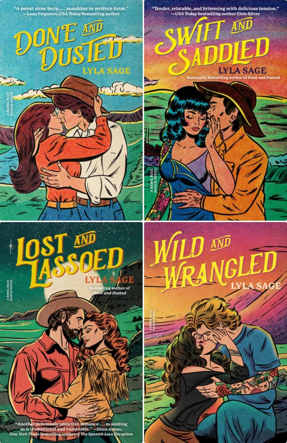 Rebel Blue Ranch Series 4 books Set by Lyla Sage | Goodreads