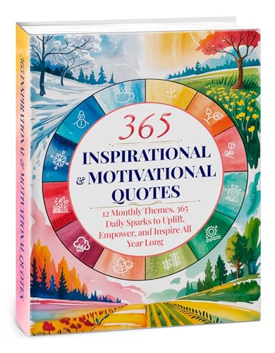 Daily Inspirational and Motivational Quotes: 12 Monthly Themes, 365 ...