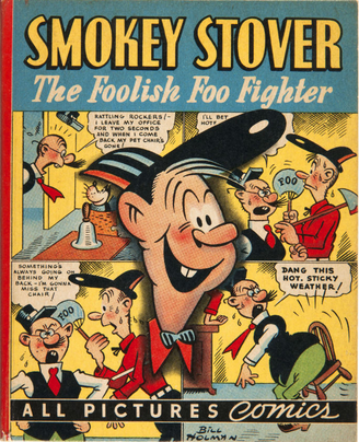 Smokey Stover, the foolish foo fighter: From the famous comic strip by ...