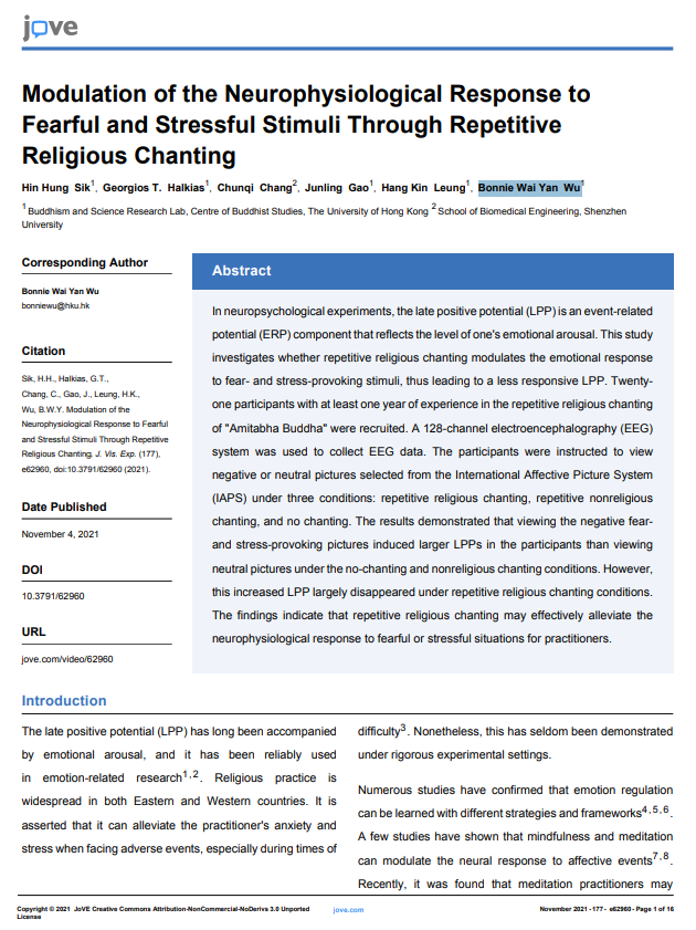 Modulation of the Neurophysiological Response to Fearful and Stressful ...