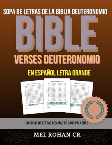 Sopa de Letras de la Biblia Deuteronomio: En Español para Adultos Letra ...