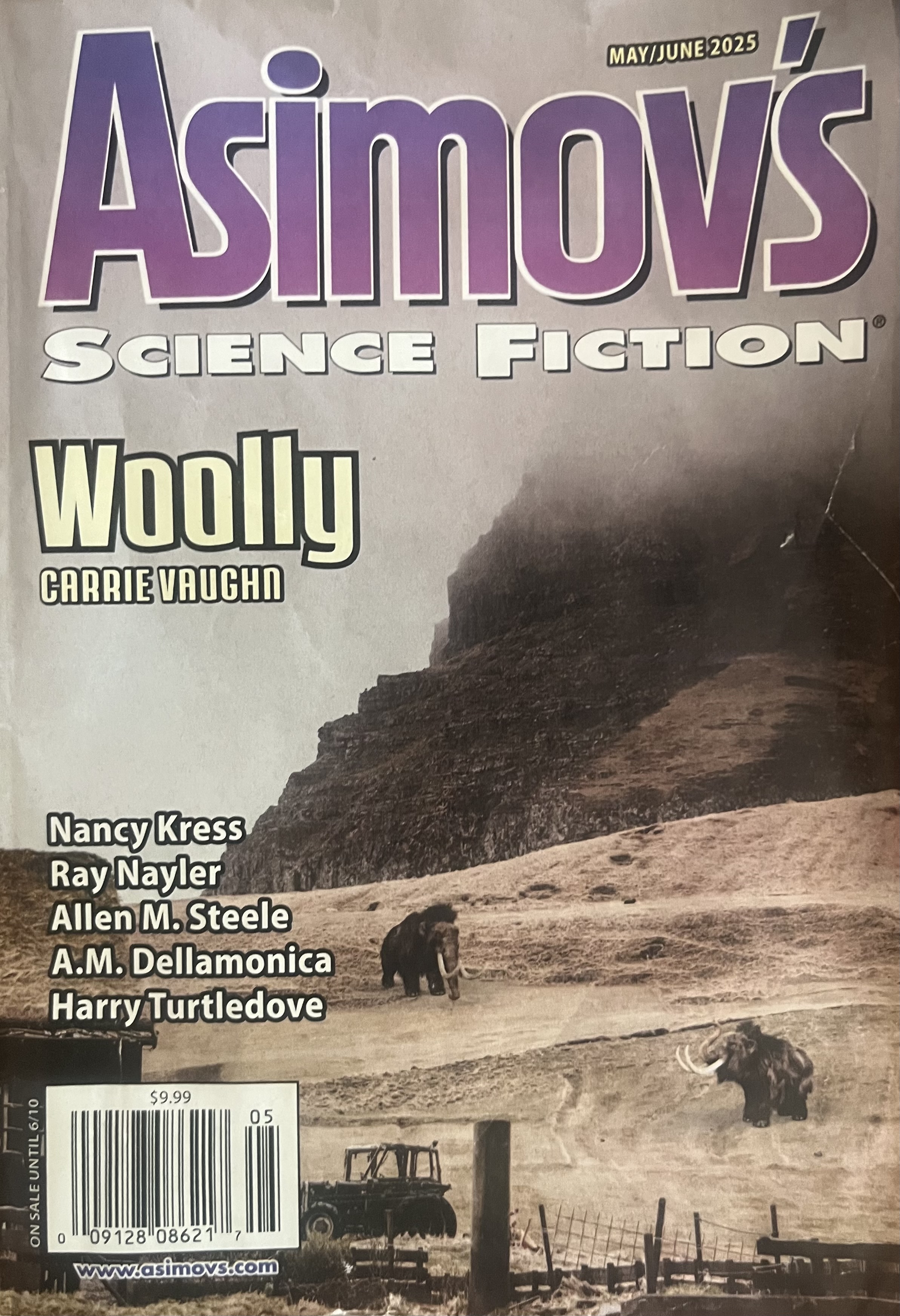 asimovs science fiction may/june 2025 by Shiela Williams | Goodreads