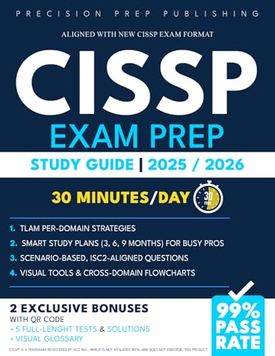 CISSP Exam Prep Study Guide: Get Certified in Less Than 30-Minutes/Day ...