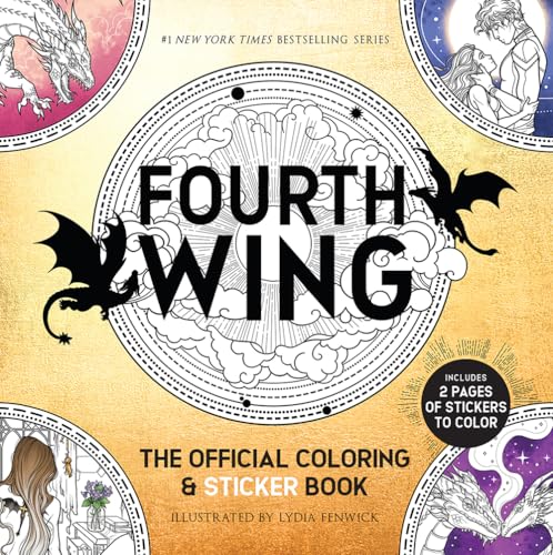 Fourth Wing: The Official Coloring & Sticker Book by Lydia Fenwick ...