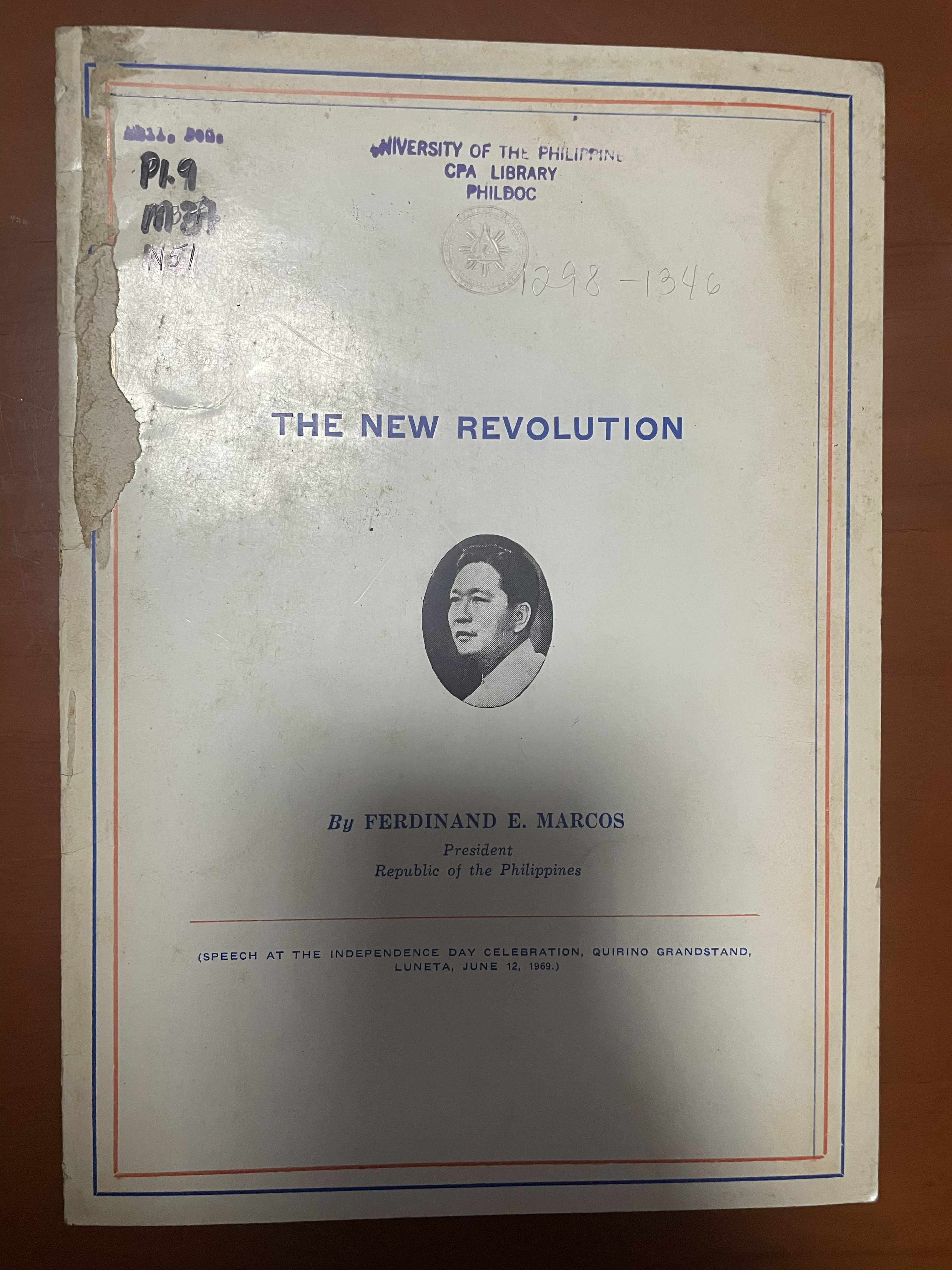The New Revolution by Ferdinand E. Marcos | Goodreads
