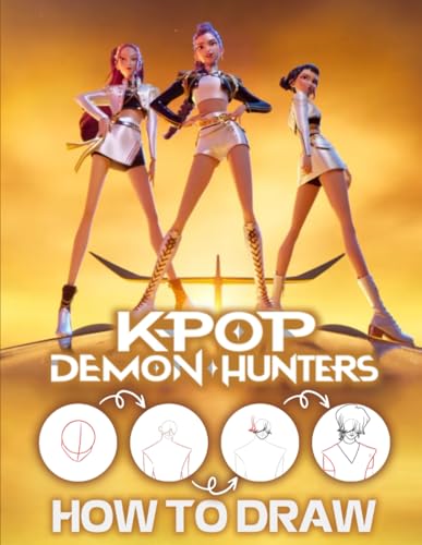 How To Draw K‑Pop Demon Hunters: Learn to Draw and Color Fantasy-Themed ...