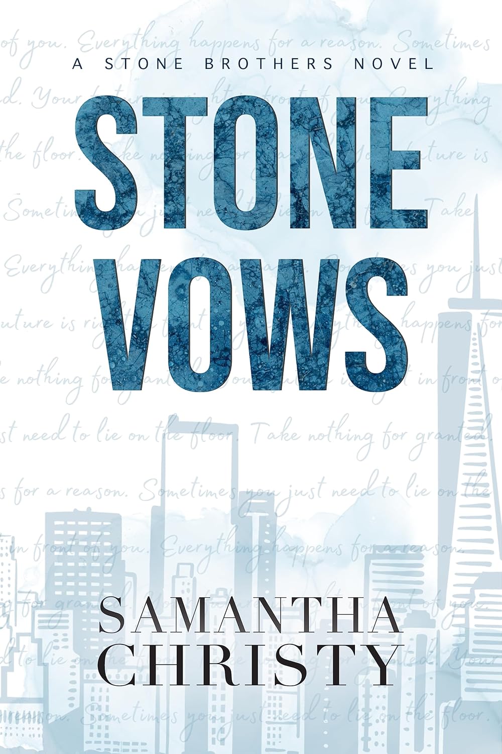 Stone Vows (The Stone Brothers #3) by Samantha Christy | Goodreads