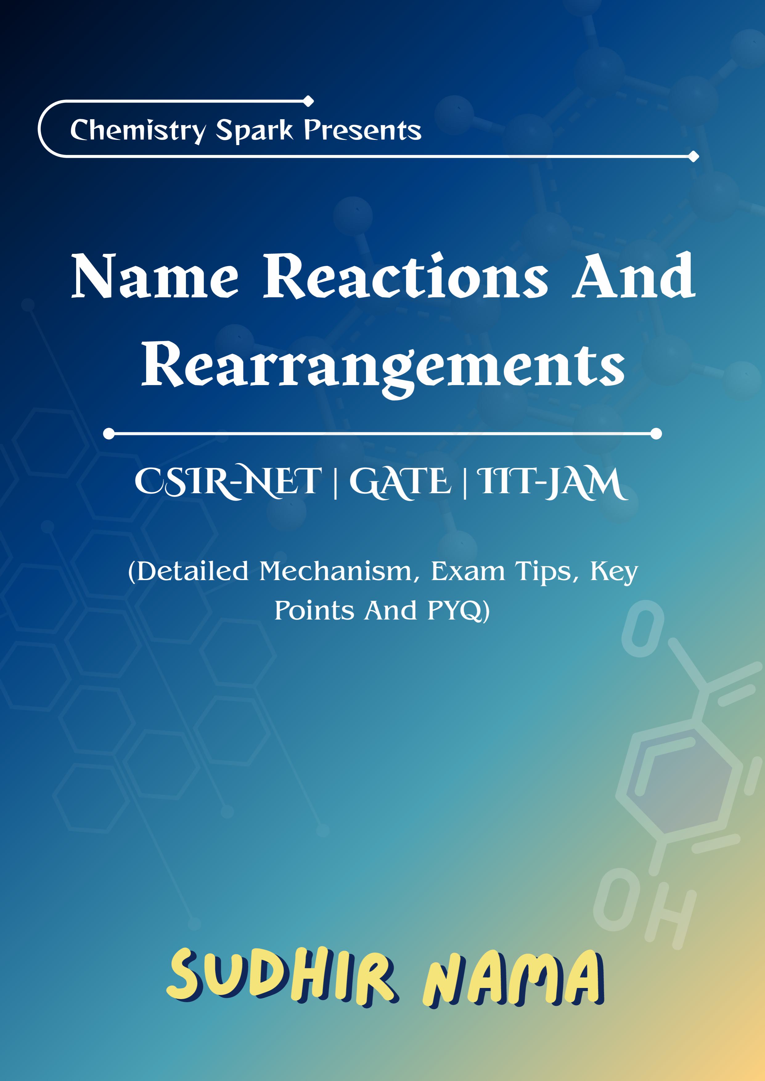 Name Reactions And Rearrangement Book For CSIR-NET, GATE And IIT-JAM ...