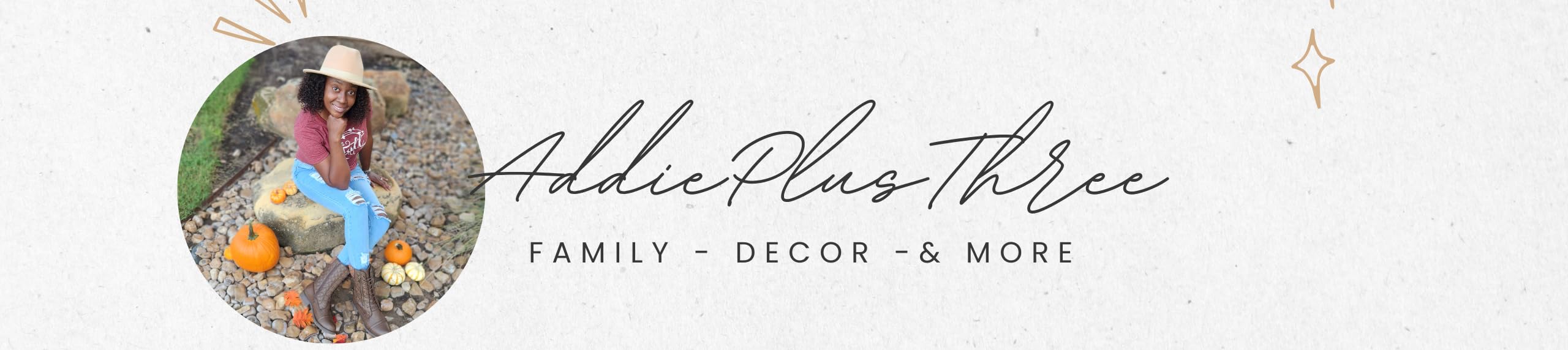 Addie Plus Three's Amazon Page