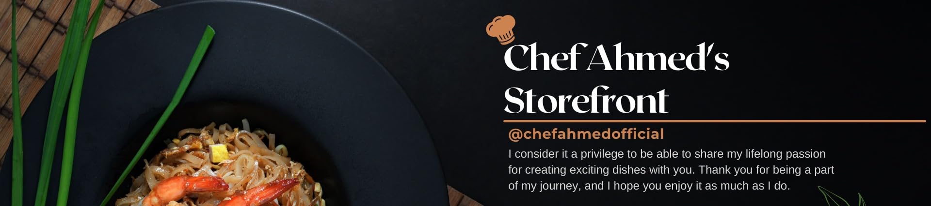 Chef Ahmed's Amazon Page