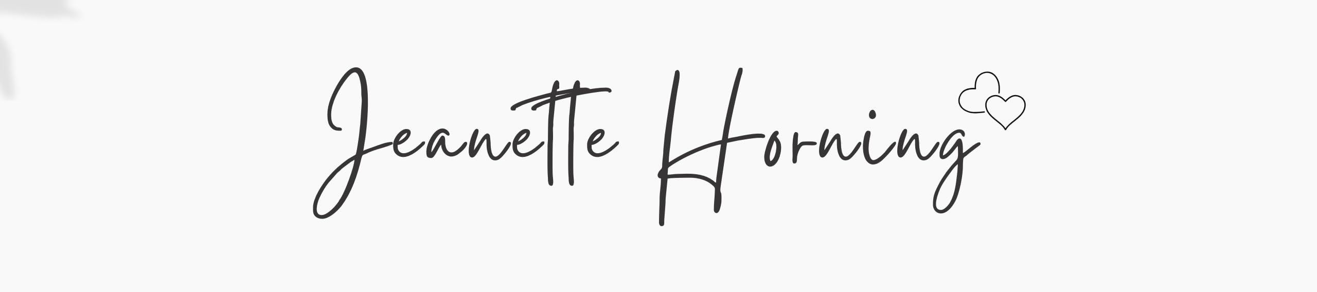 Jeanette Horning's Amazon Page