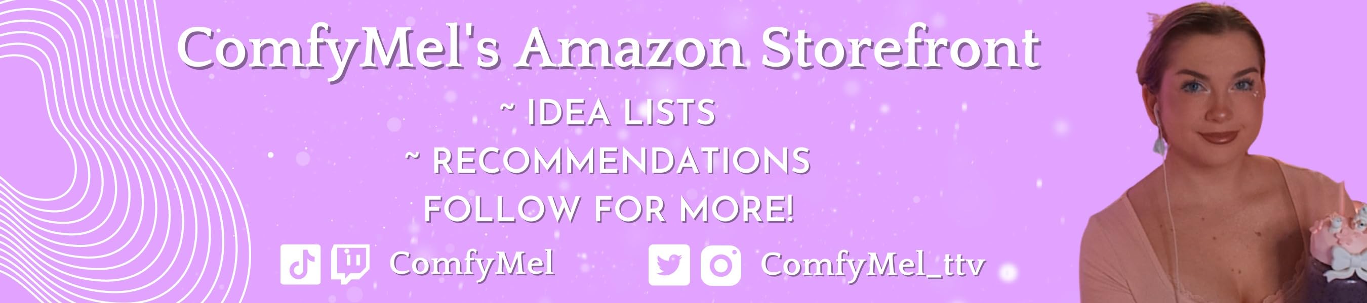 ComfyMel's Amazon Page