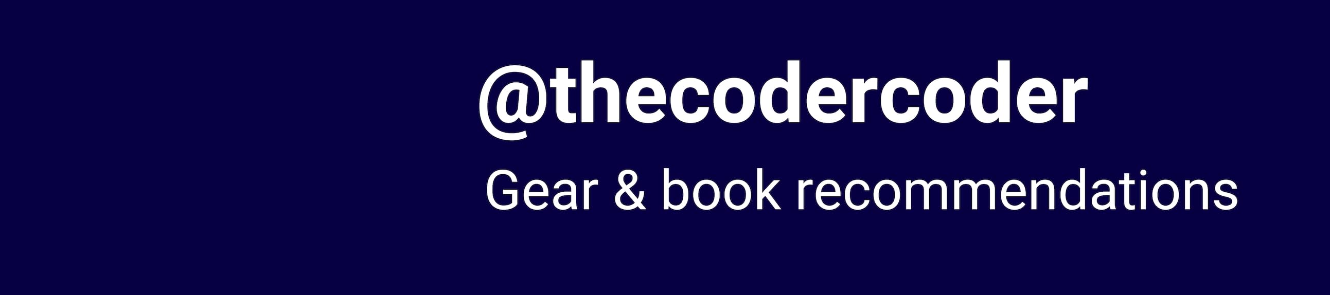 thecodercoder's Amazon Page