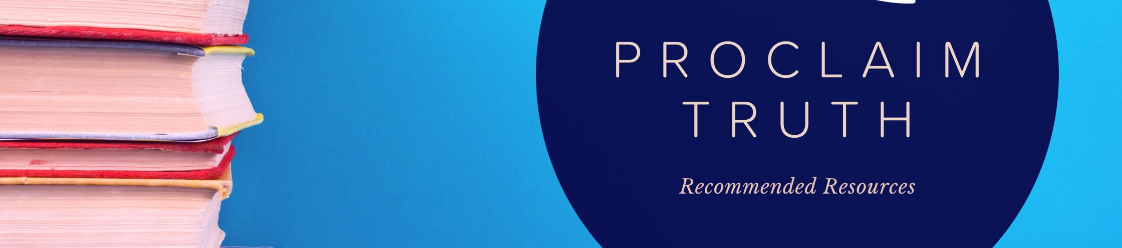 Proclaim Truth Bookshelf's Amazon Page