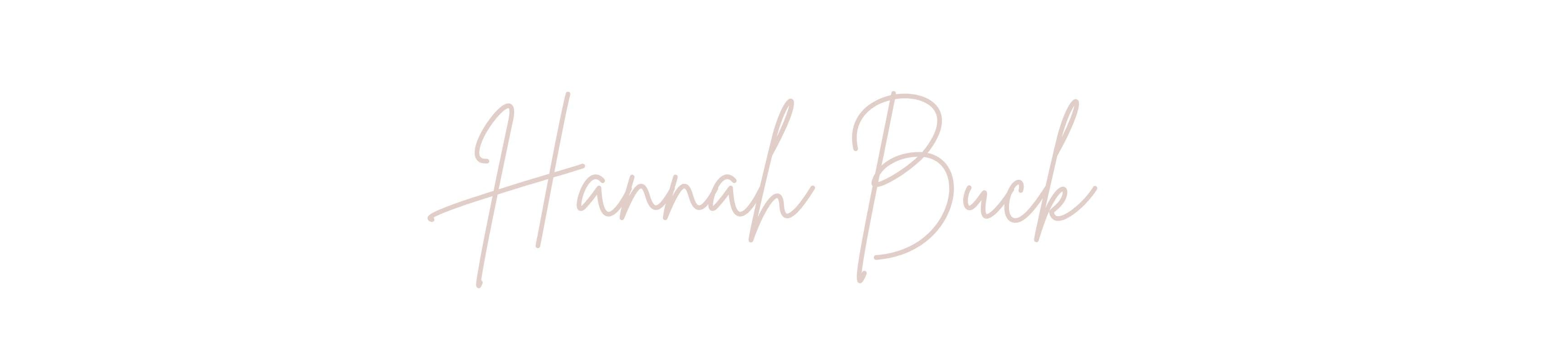 Hannah Buck's Amazon Page