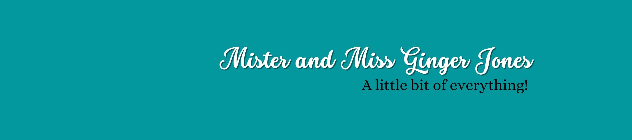 Mister and Miss Ginger Jones's Amazon Page