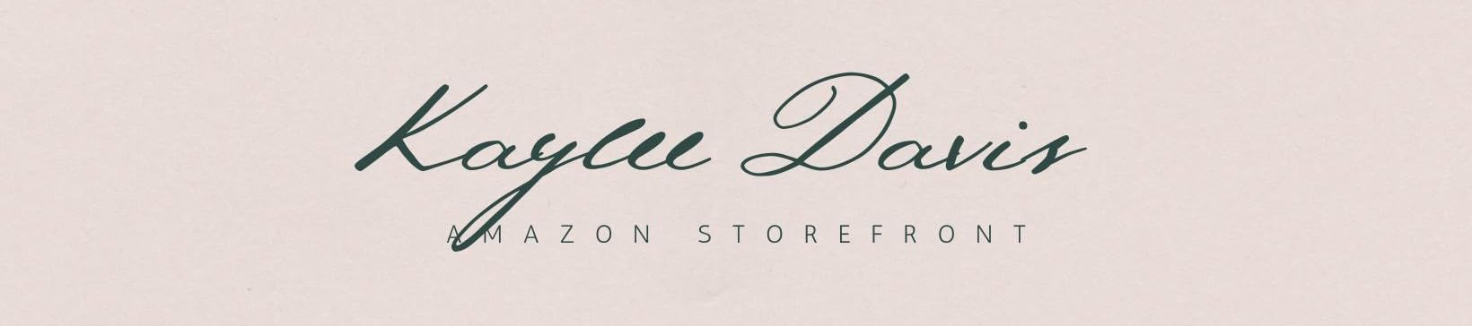 Kaylee Davis's Amazon Page